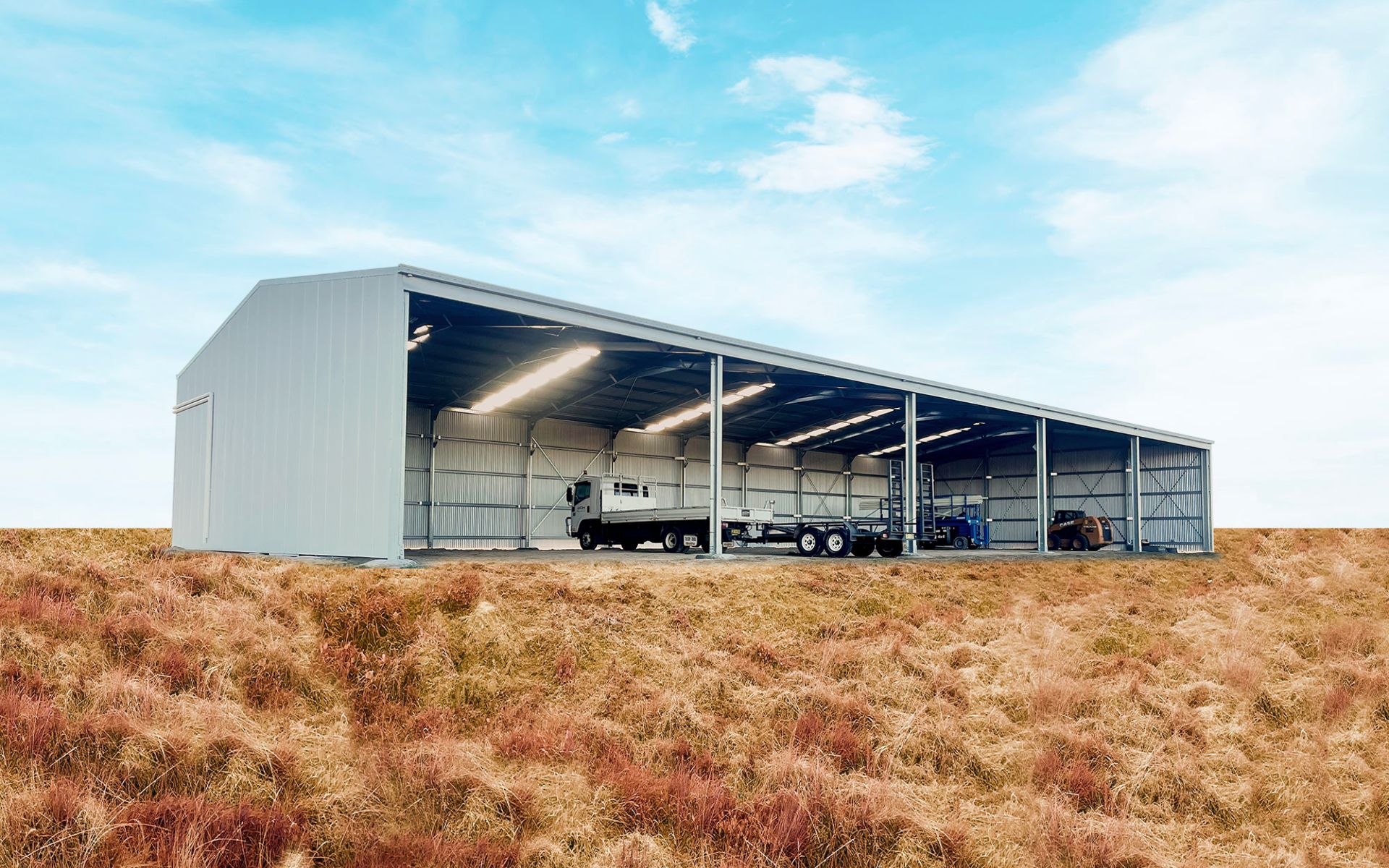 Looking for an Australian Made Open Bay Shed?